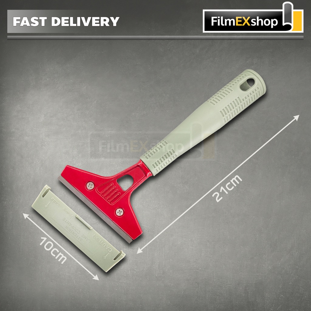 มีดขูดทำความสะอาดกระจก มีดขูดสี ลอกฟิล์ม คัตเตอร์ขูดสี เครื่องมือติดฟิล์ม Scraper SCR-08 | FilmEX